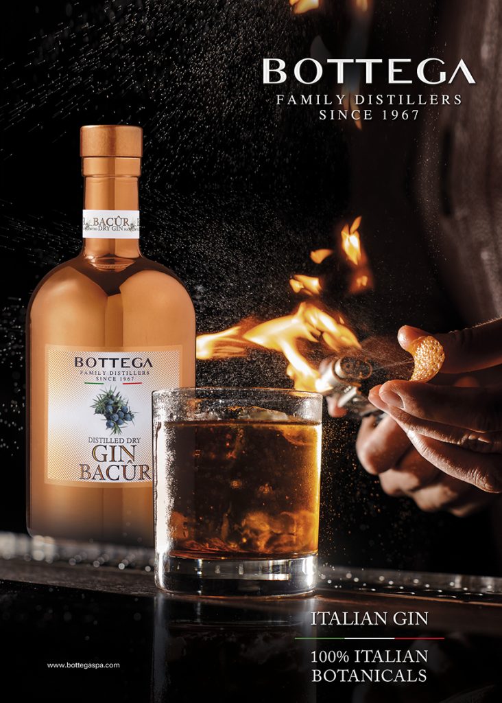 Bacûr gin - Bottega Spa Italian Wines