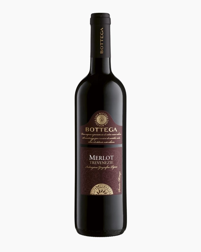 Merlot Red Wine - Italian Wines Bottega Spa